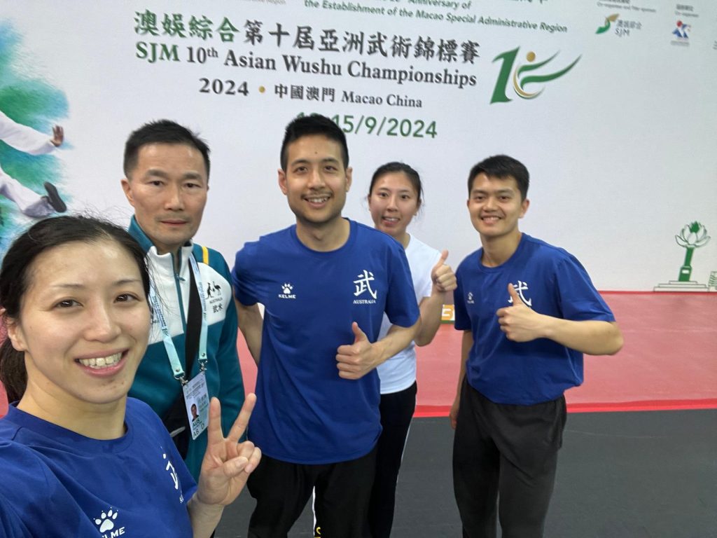 Australian Team at 10th Asian Wushu Championships - Kung Fu Wushu Australia