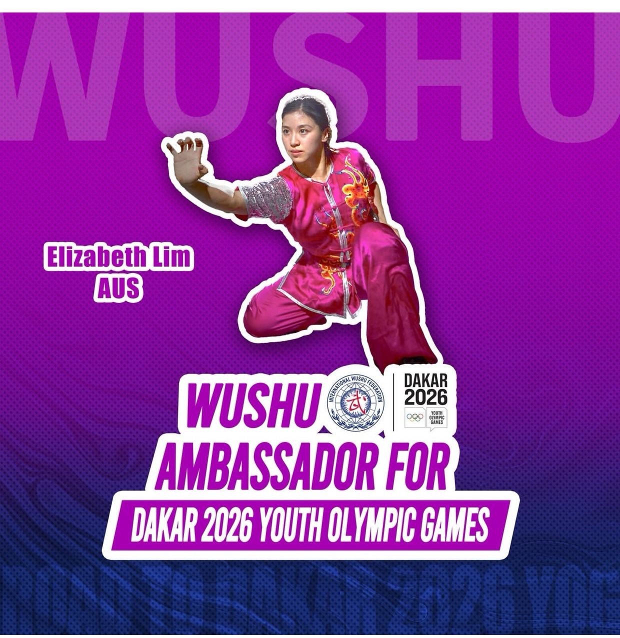 Elisabeth Lim - IWUF Wushu Ambassador - Kung Fu Wushu Australia